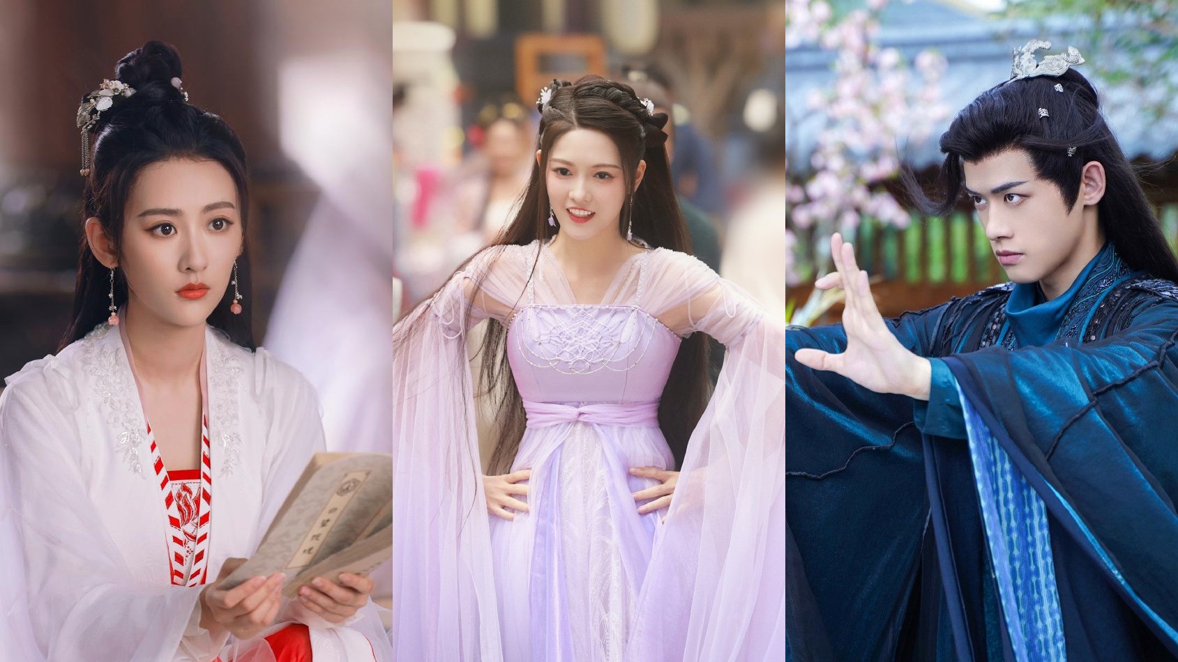 The fairy tale drama "Hua Rong" was launched, Ju Jingyi played the triangle alone, and her ...