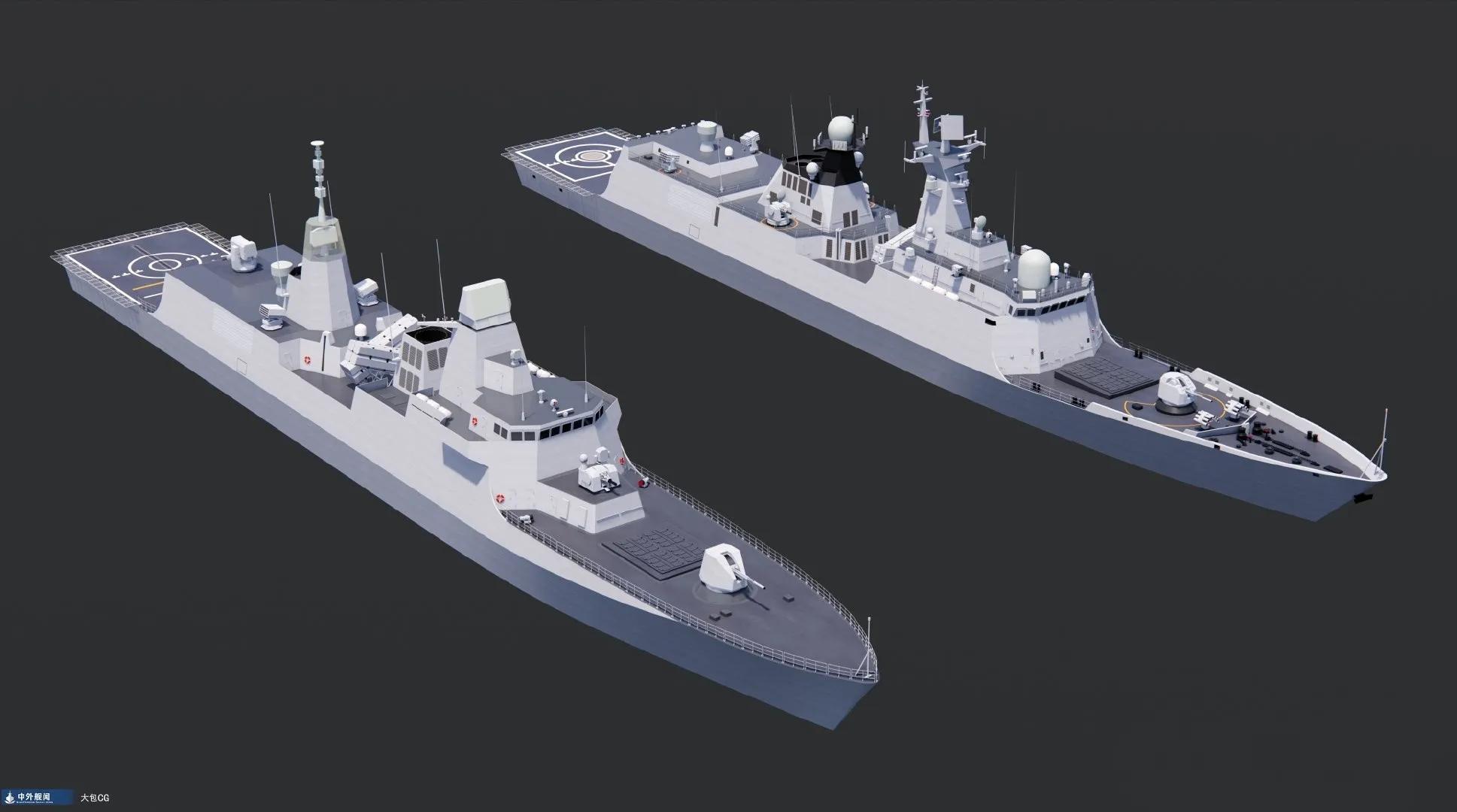 The Type 054B frigate is launched in a low-key manner, the integrated ...