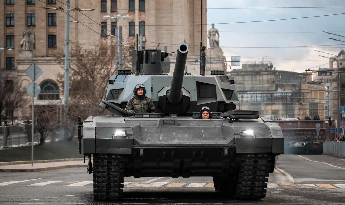 The Russian stealth tank participated in the battle for the first time ...