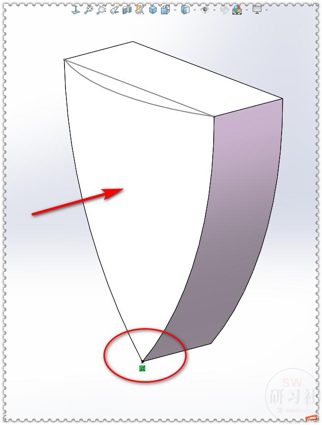 Using SOLIDWORKS to draw a fish scale vase, the drawing is very simple ...