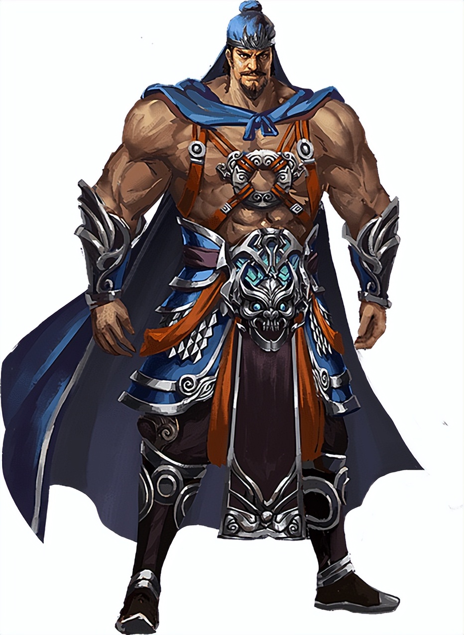 Ma Chao asked Cao Cao: Where is Duke Cao's Huhou?Cao Cao pointed at Xu ...