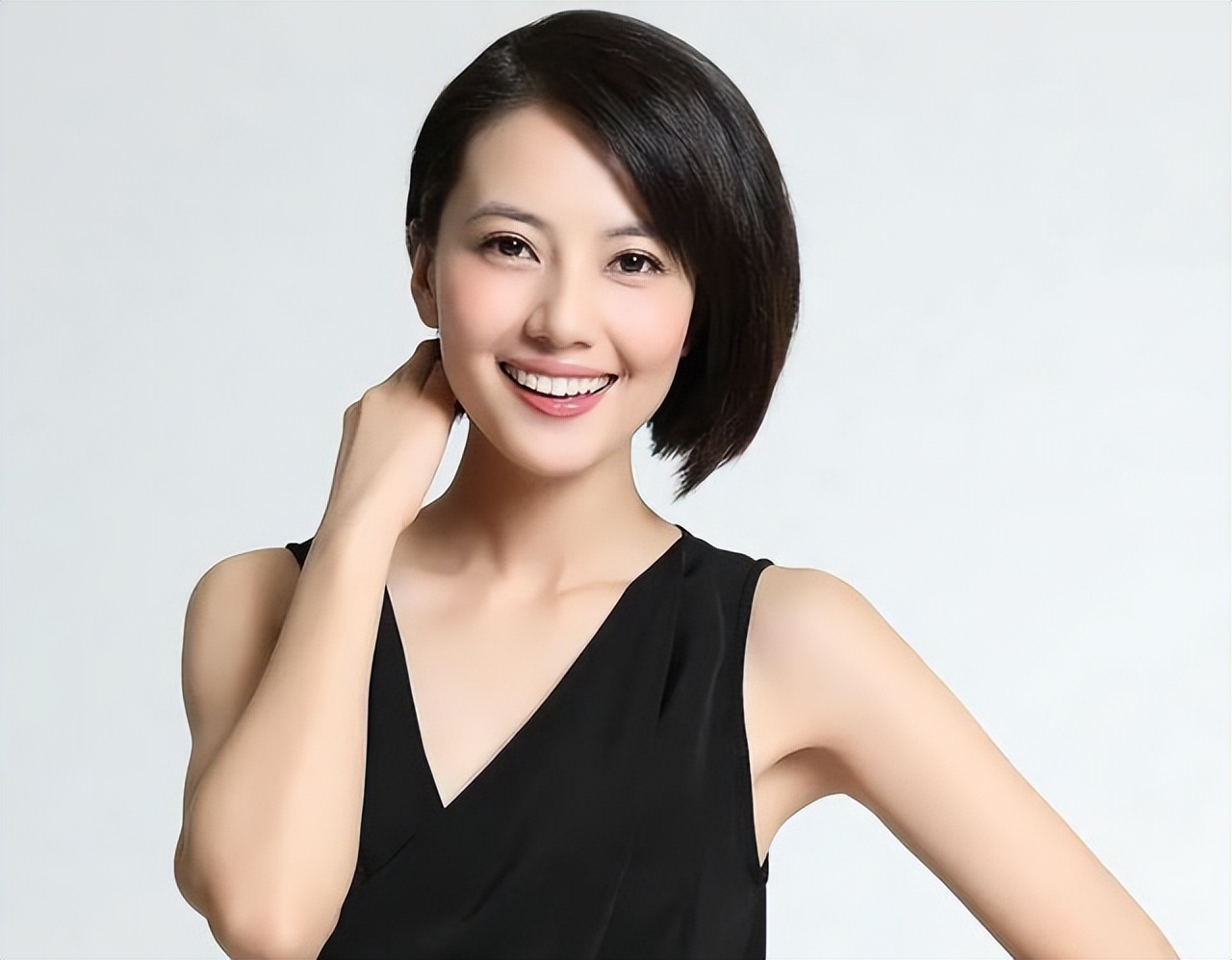The "National Goddess" Gao Yuanyuan showed up without makeup, and she ...