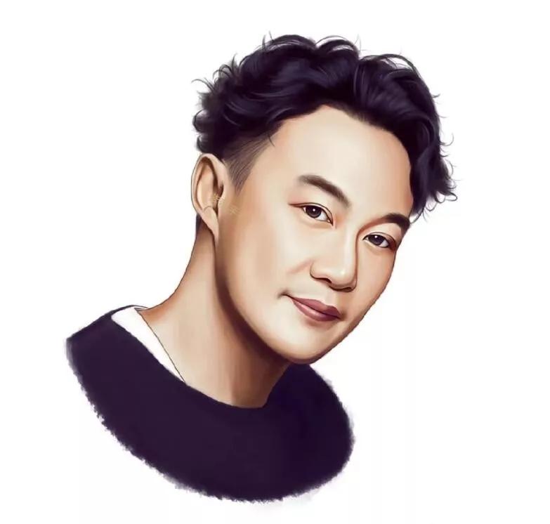 It's time to change your avatar, middle-aged men's hand-painted ...