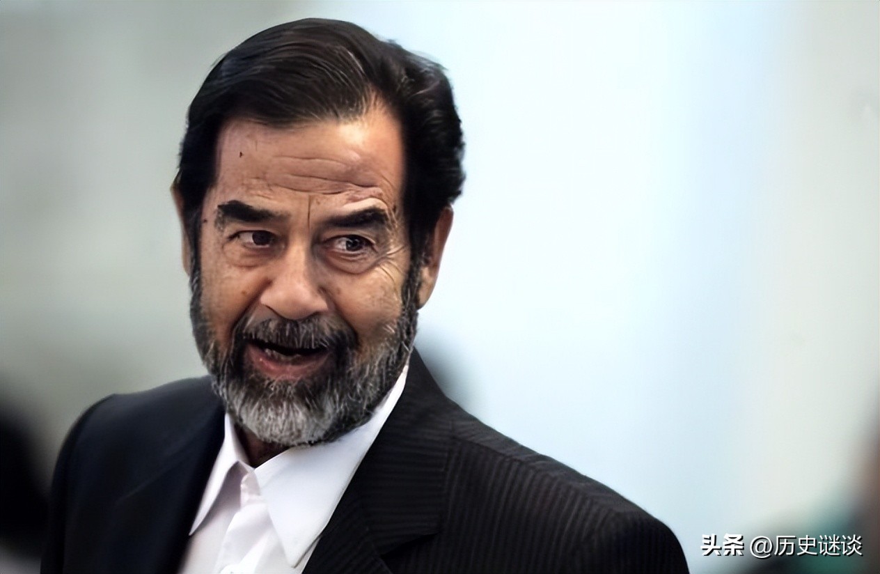When the bronze statue of Saddam was thrown into the trash can, one was ...