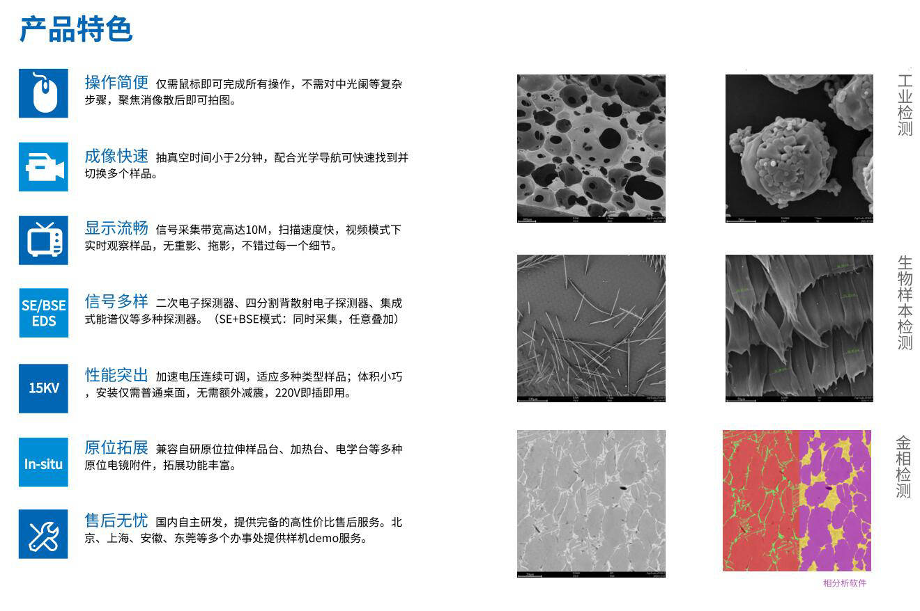 Main principles of the benchtop scanning electron microscope ZEM15 - iNEWS