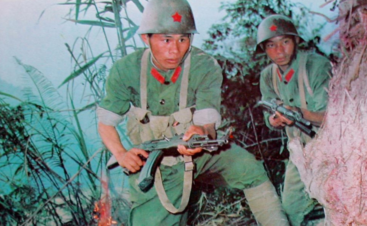 On the Laoshan battlefield of the Vietnamese counterattack, the ...