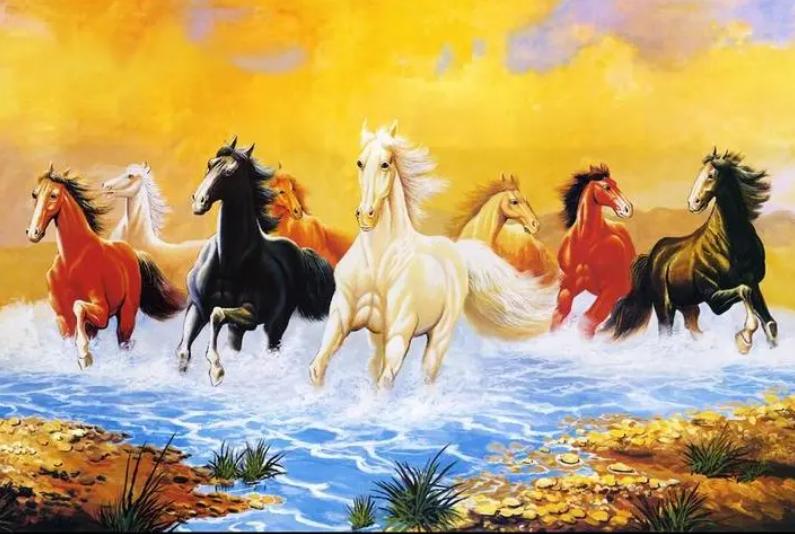 In-depth analysis of the painting techniques of "Eight Steeds" - iMedia ...