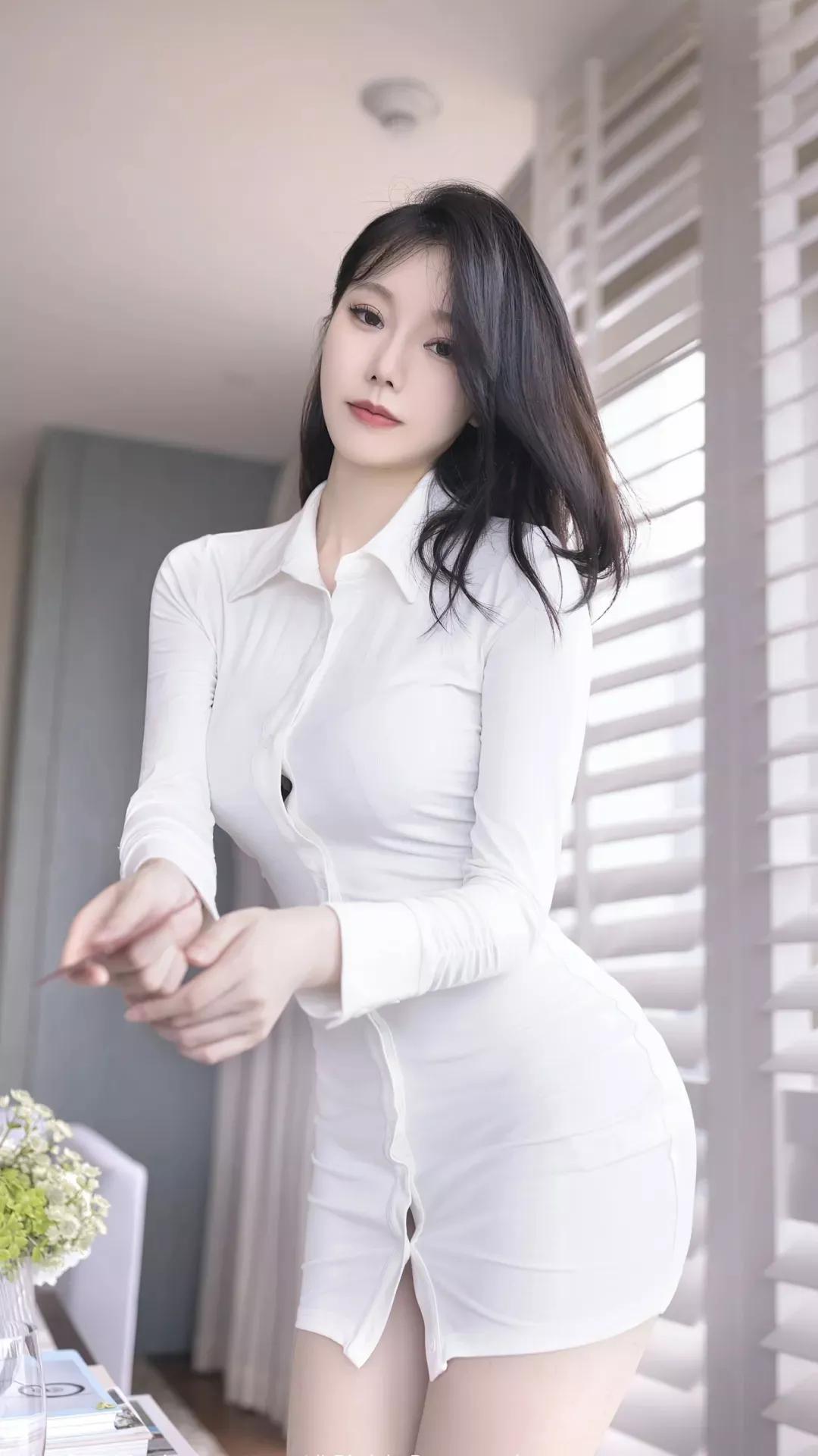 An Ran white dress photo - iMedia