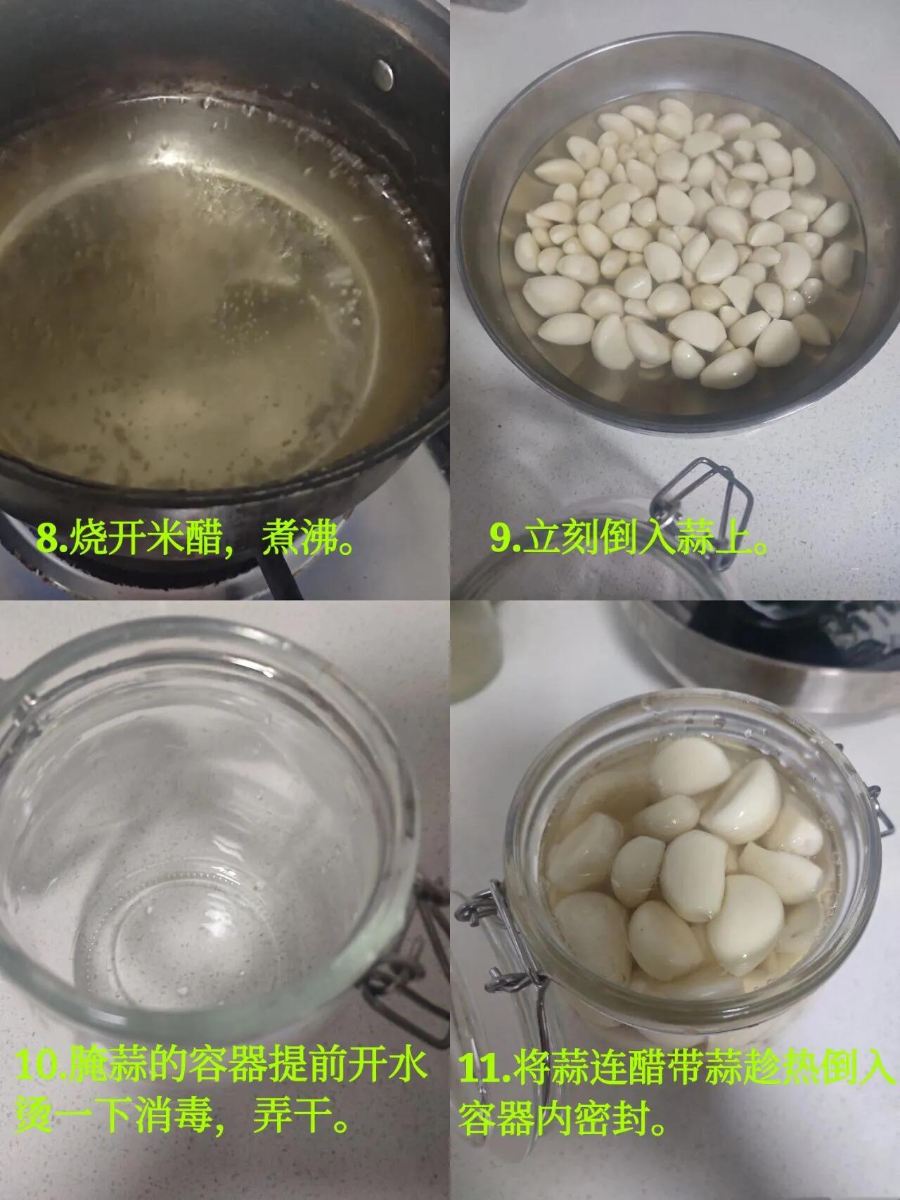 Laba garlic green like jade, can I still eat it?The authentic steps are ...