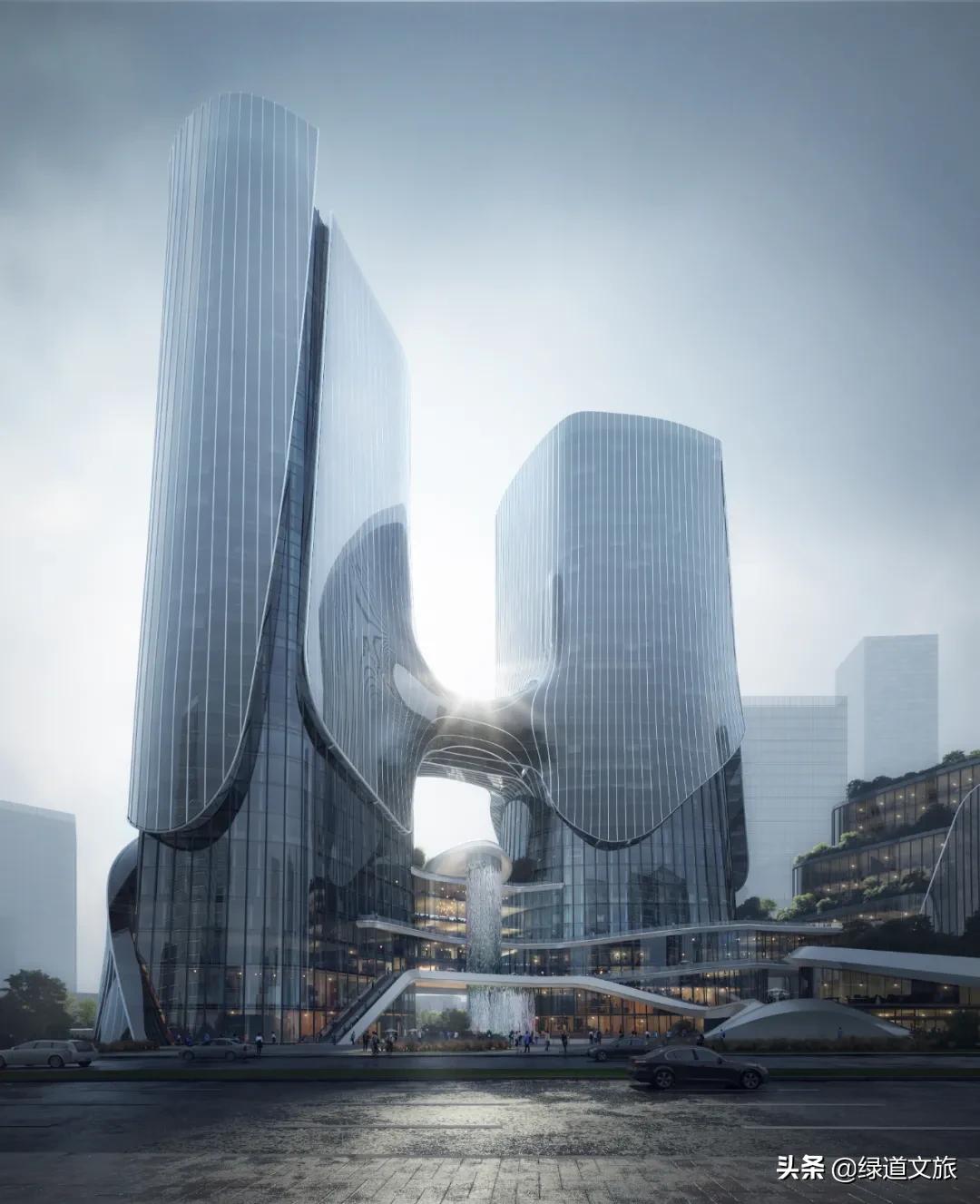 Iconic Twin Towers architectural design, beautiful - Chengdu Meijing ...