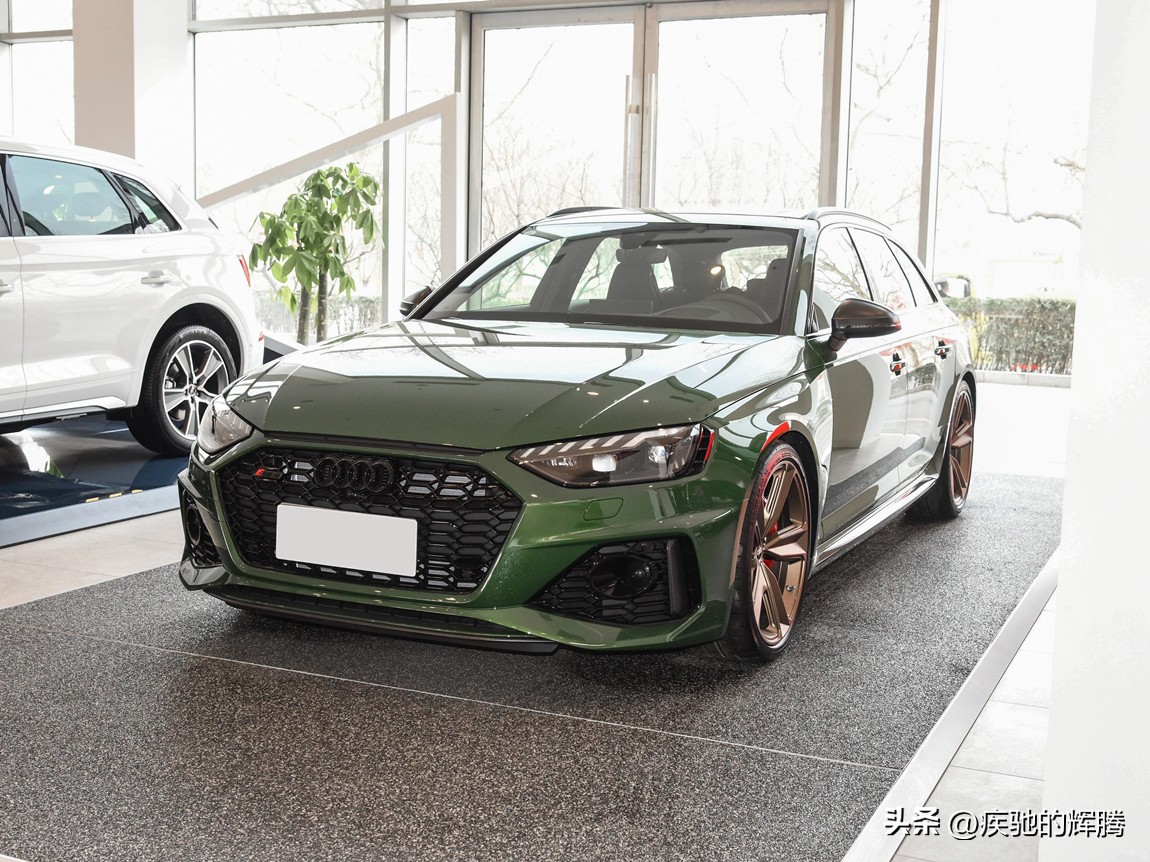 22 Audi RS4 dark gold version: Soma aluminum green paint, 2.9TV6 twin ...