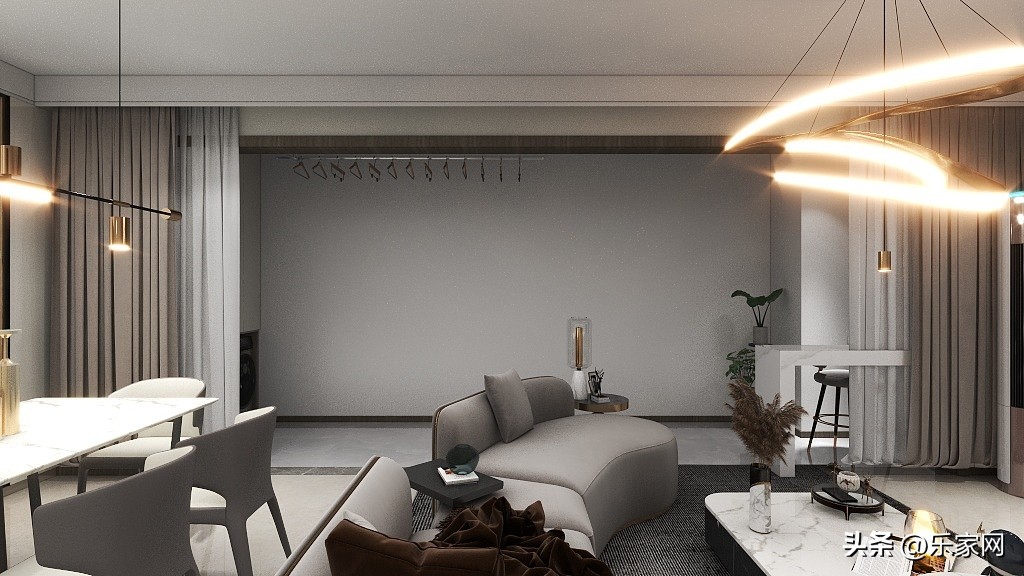 Jinan Longhu Tianyao 117 square meters decoration design scheme - iNEWS