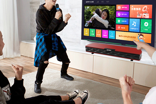 The TV turns into a KTV, and the smart home video K audio allows you to ...