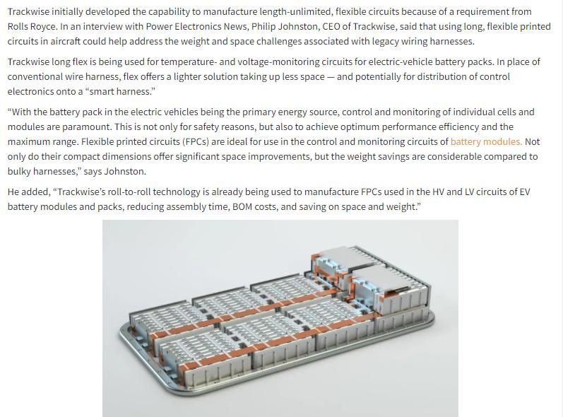 FPC在新能源汽車（鋰電池）上的應用 - 資訊咖
