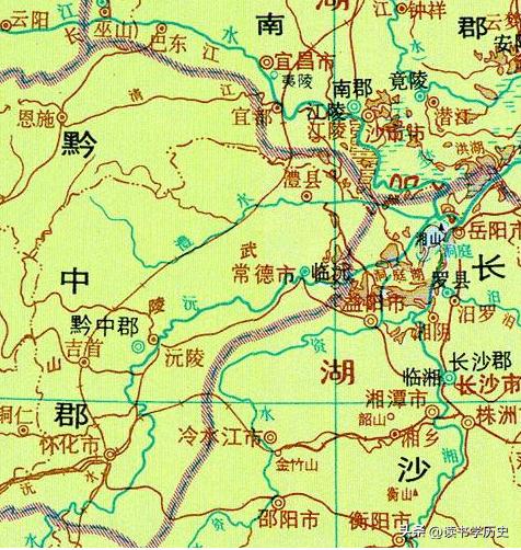 Through the map, understand the historical changes of Changde City ...