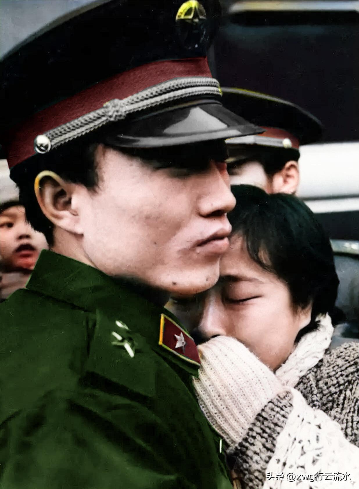 The most tragic parting! The newlywed wife sent her husband to the ...