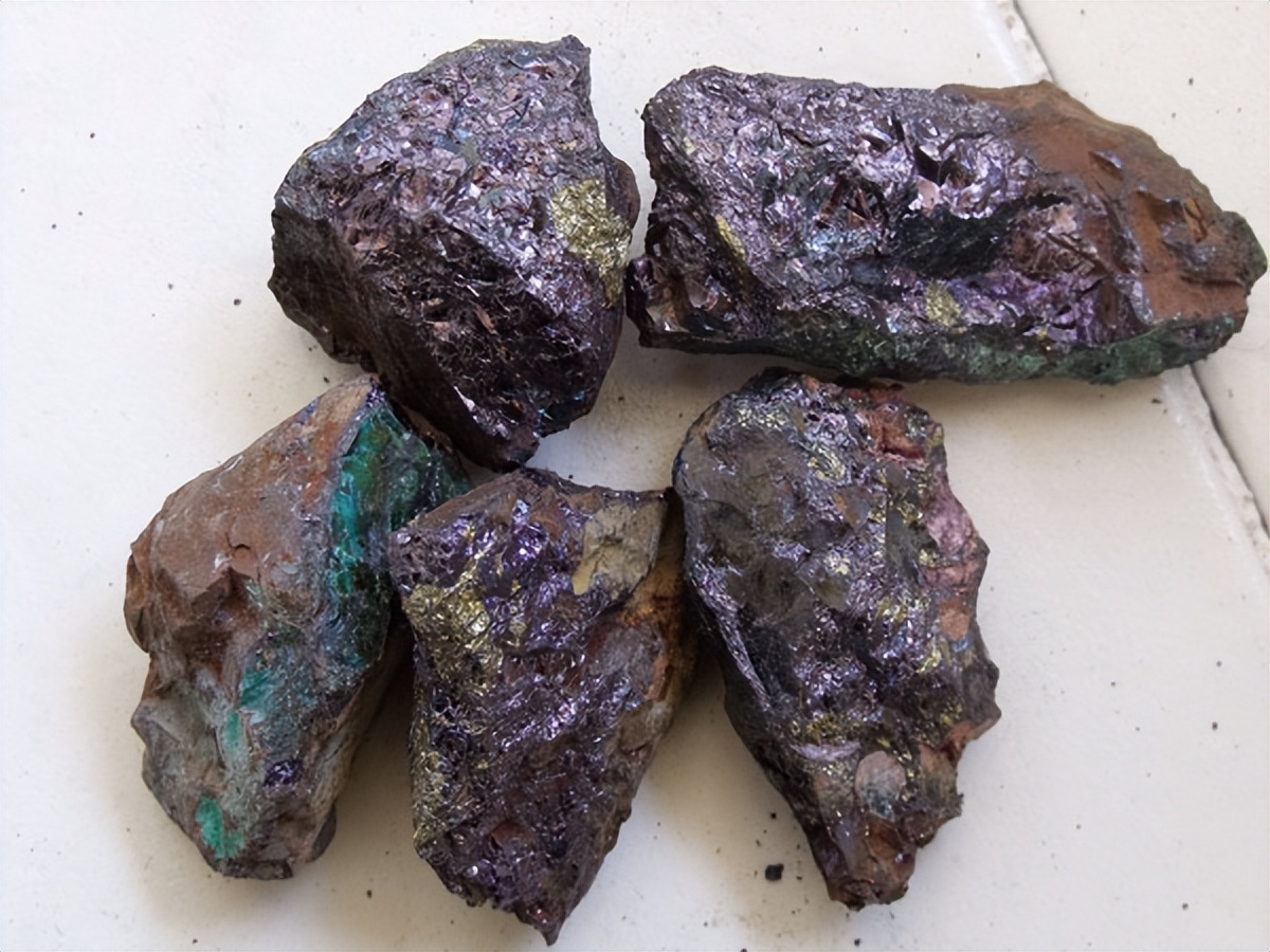 Molybdenum copper mine, in the environment of volcanic activity zone ...