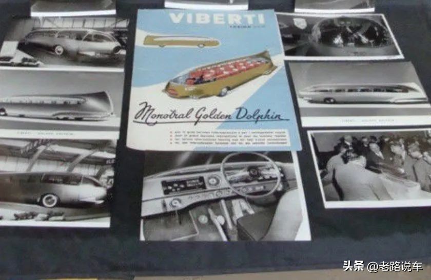 The Viberti golden dolphin bus turned out to be an Italian concept car ...