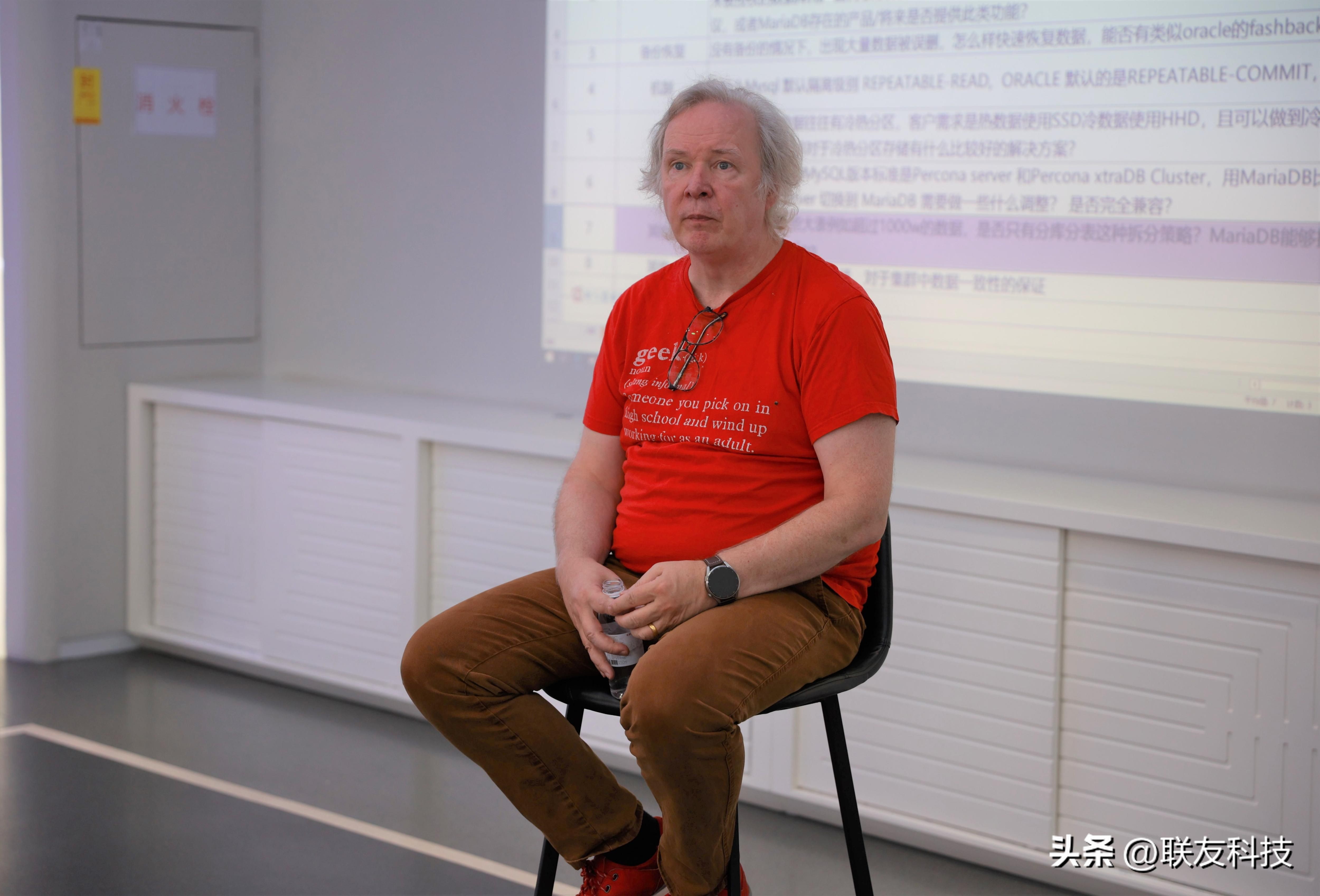 The father of MySQL, the founder of MariaDB, Monty and Woqu Technology ...