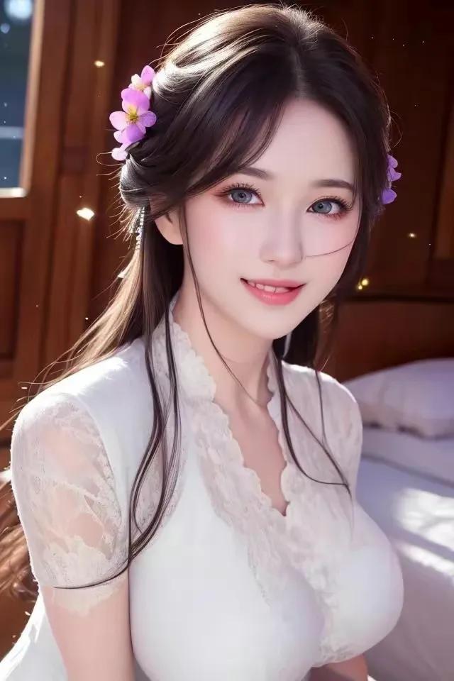 Realistic and beautiful beauties are vividly reflected in artificial ...