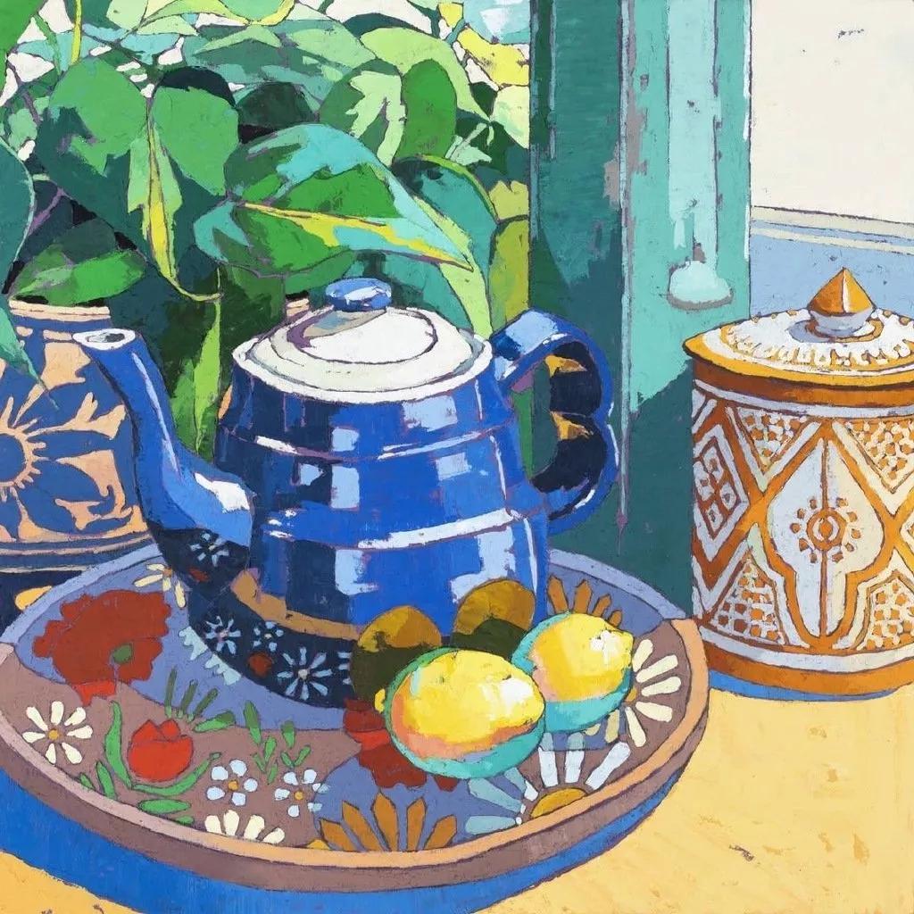 Painter Jessica Fields Colorful Scraper Still Life Paintings - iNEWS