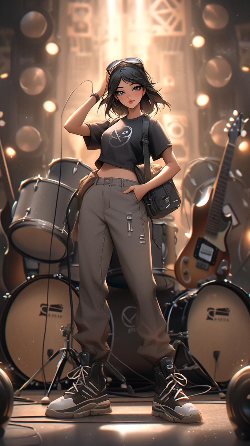 Music goddess cell phone wallpaper (16) - iNEWS