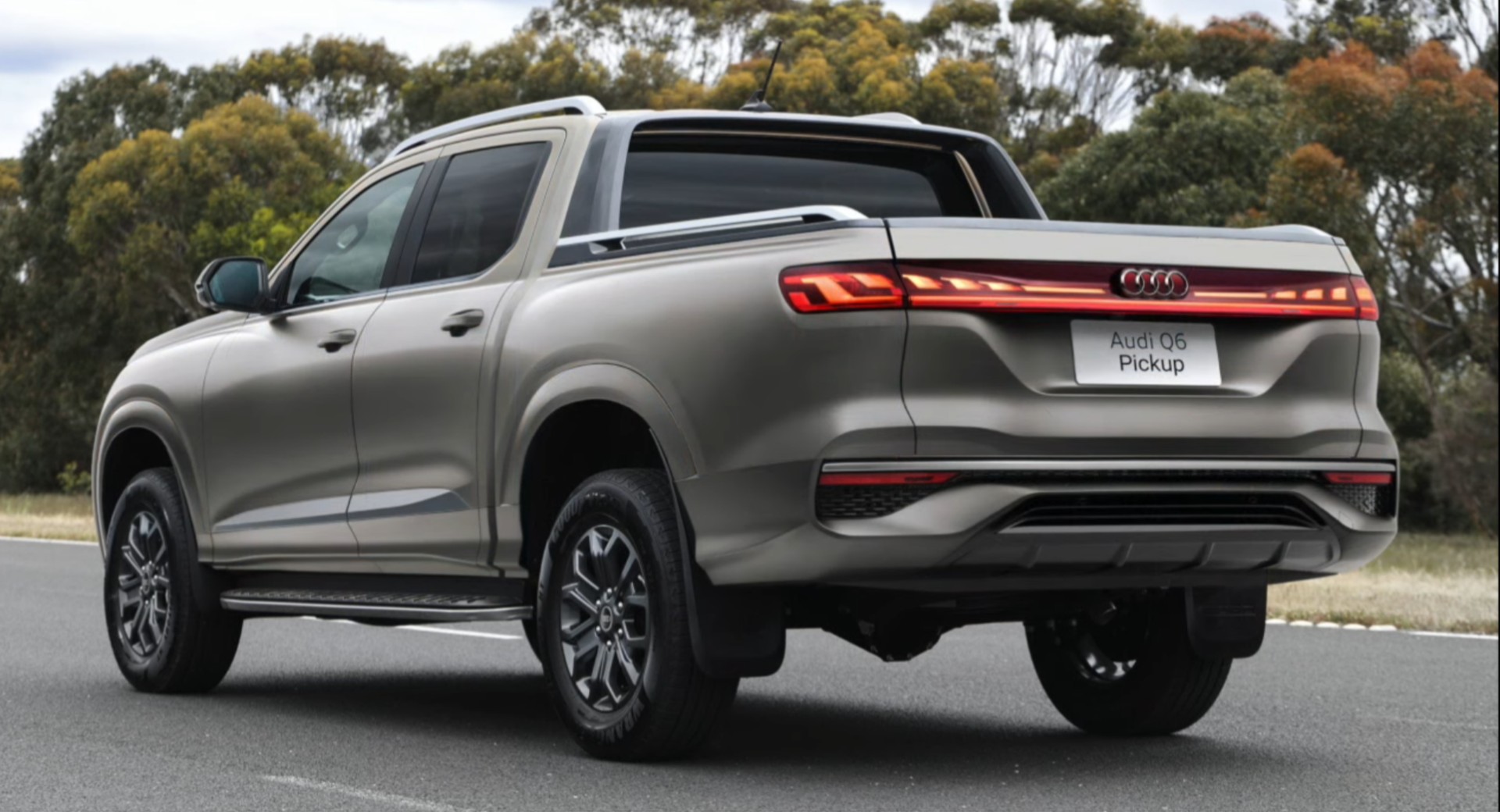 Looks domineering!Rendering of Audi Q6 pickup - iNEWS