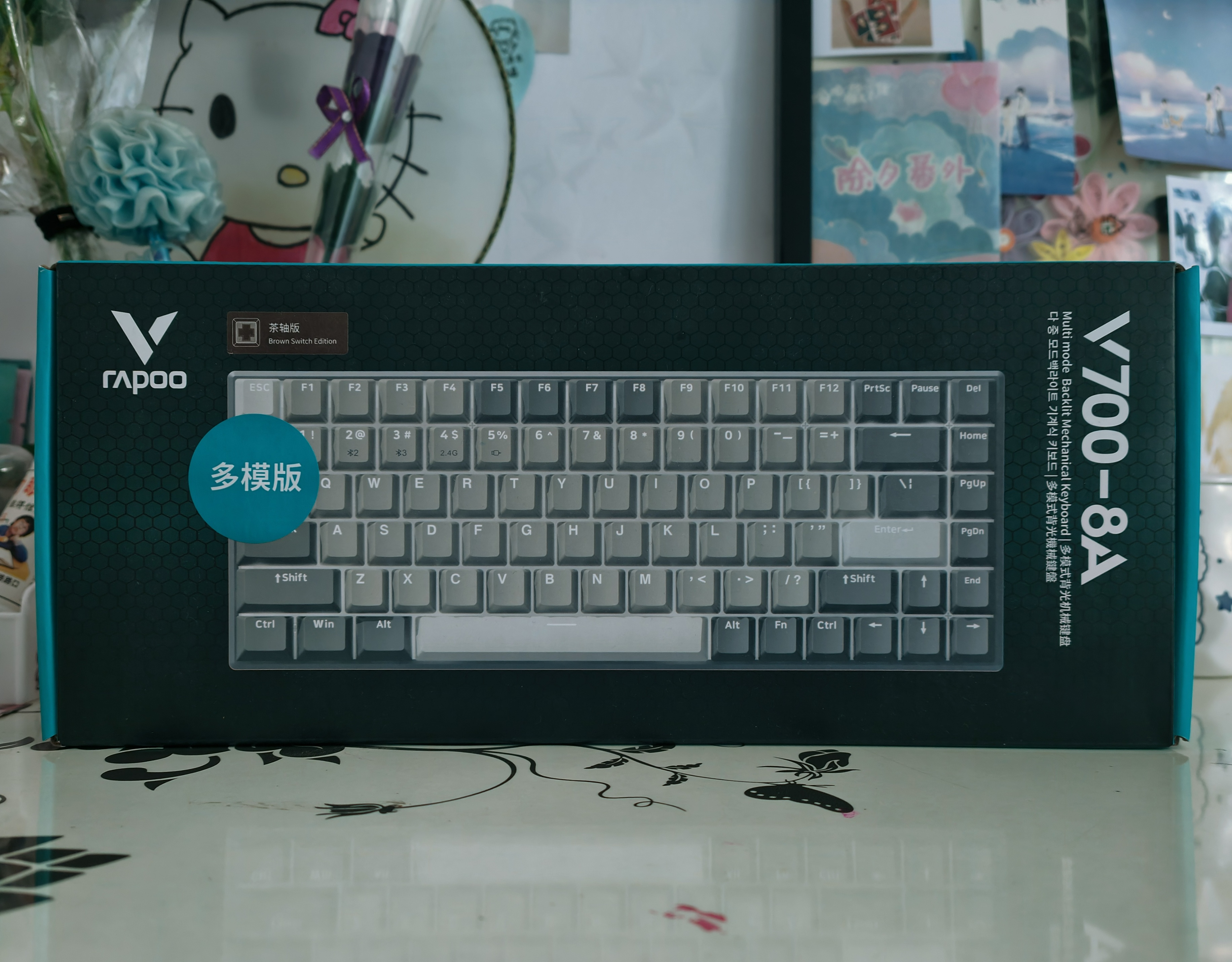 With the arrival of the school season, Rapoo V700-8A multi-model allows you to easily play with ...