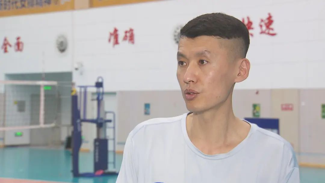 Tianjin youth women's volleyball team's deputy attacker Wang Yihan ...