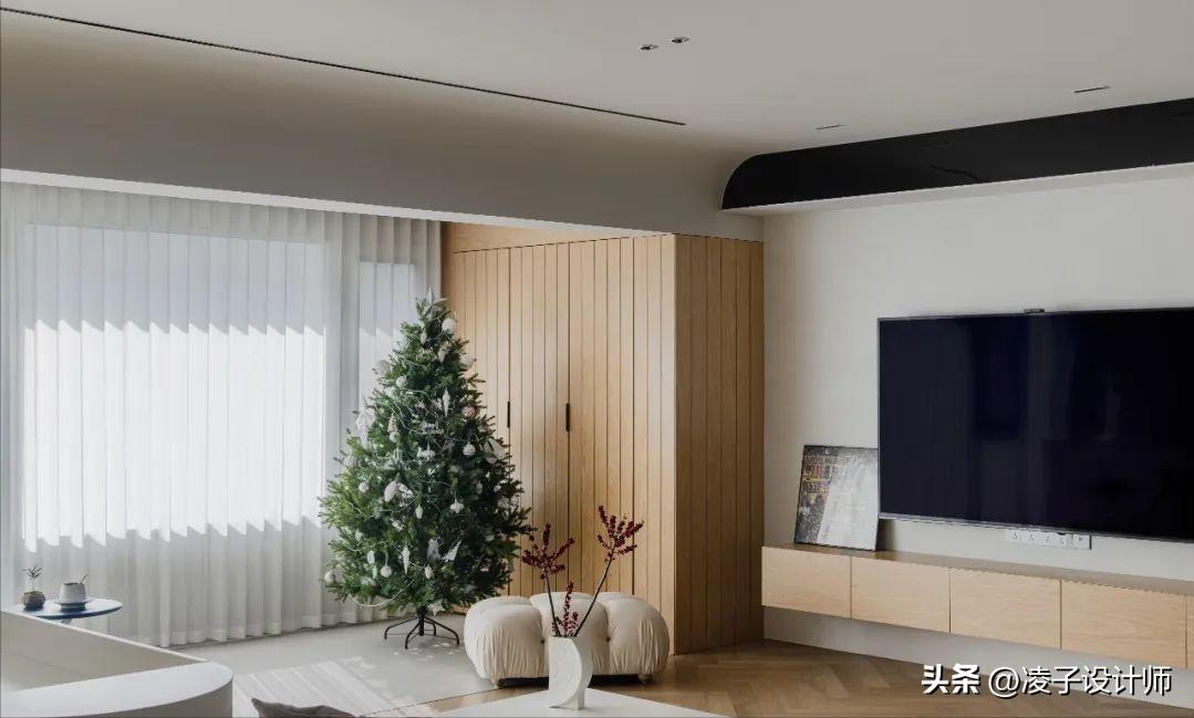 140 square meters of warm, comfortable and natural simple three-bedroom ...