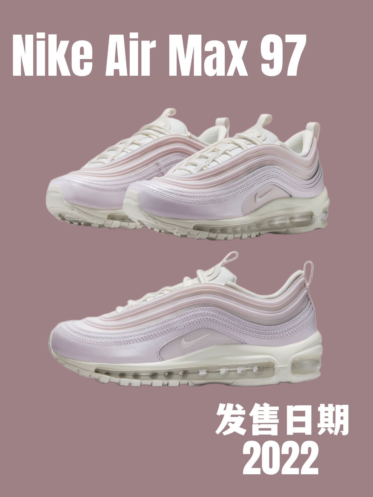 Gradient pink Air Max 97, this pink is tender to my heart! - iMedia