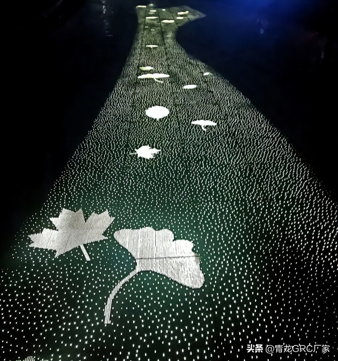 How good is the decorative effect of light-transmitting concrete? Look ...