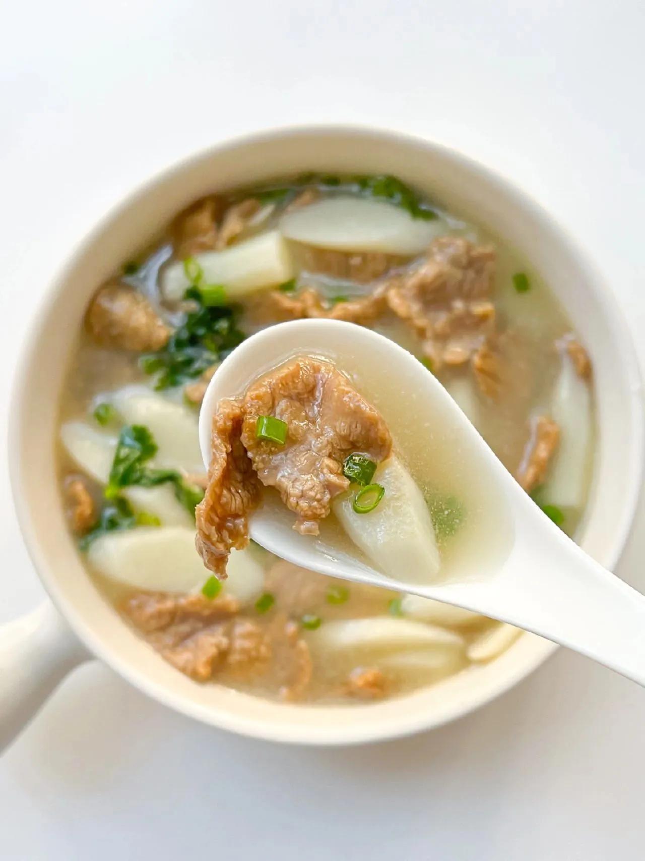 This bowl of soup is a bit strong, supplements iron and calcium, is ...