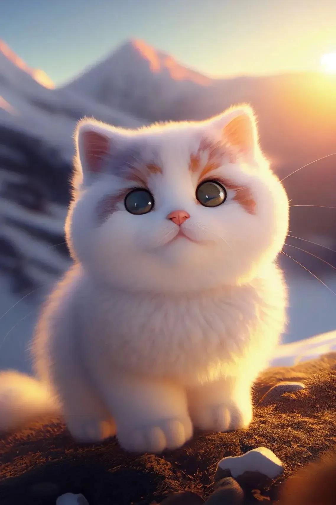 Huge cute kitty head portrait strikes - iNEWS