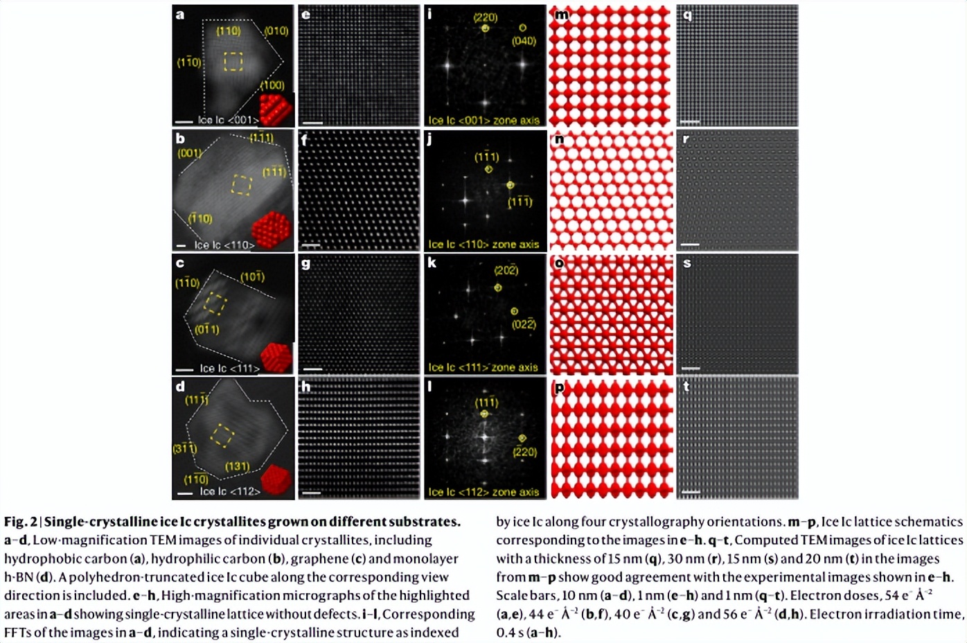 Tracking cubic ice at molecular resolution - iNEWS