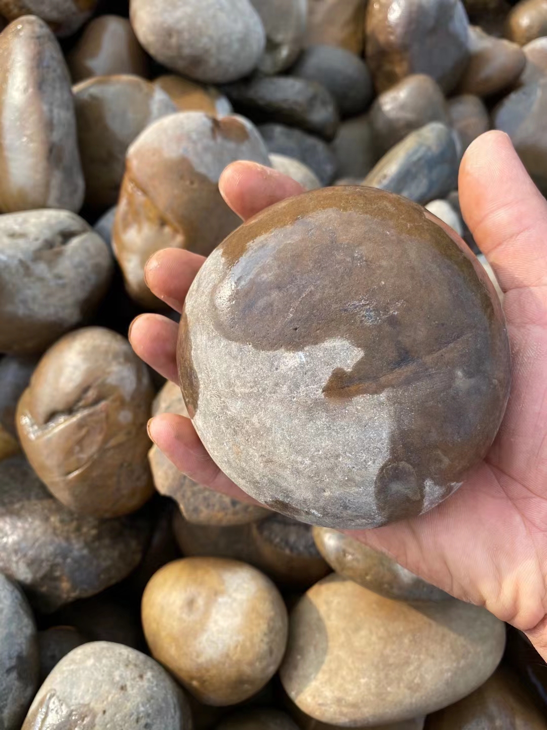 10-15cm pebble rough stone, commonly used in the construction of ...