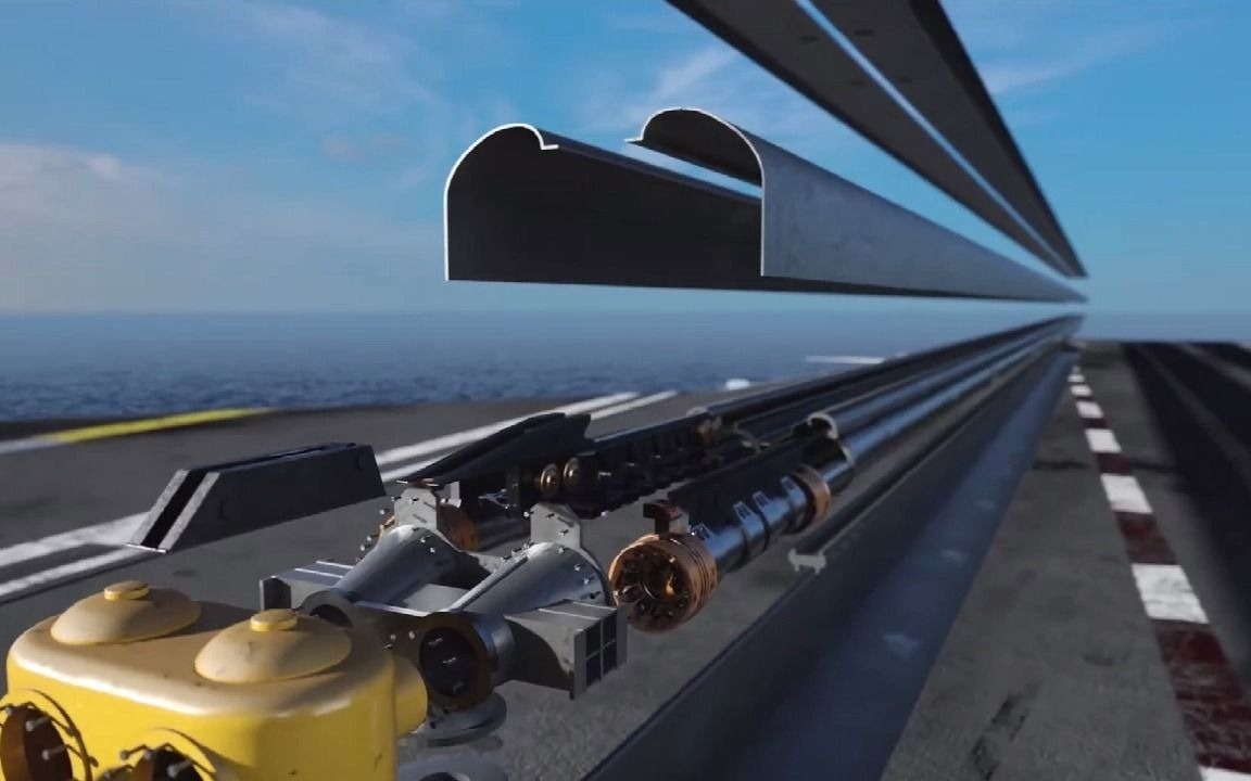 Aircraft carrier steam catapult - iNEWS