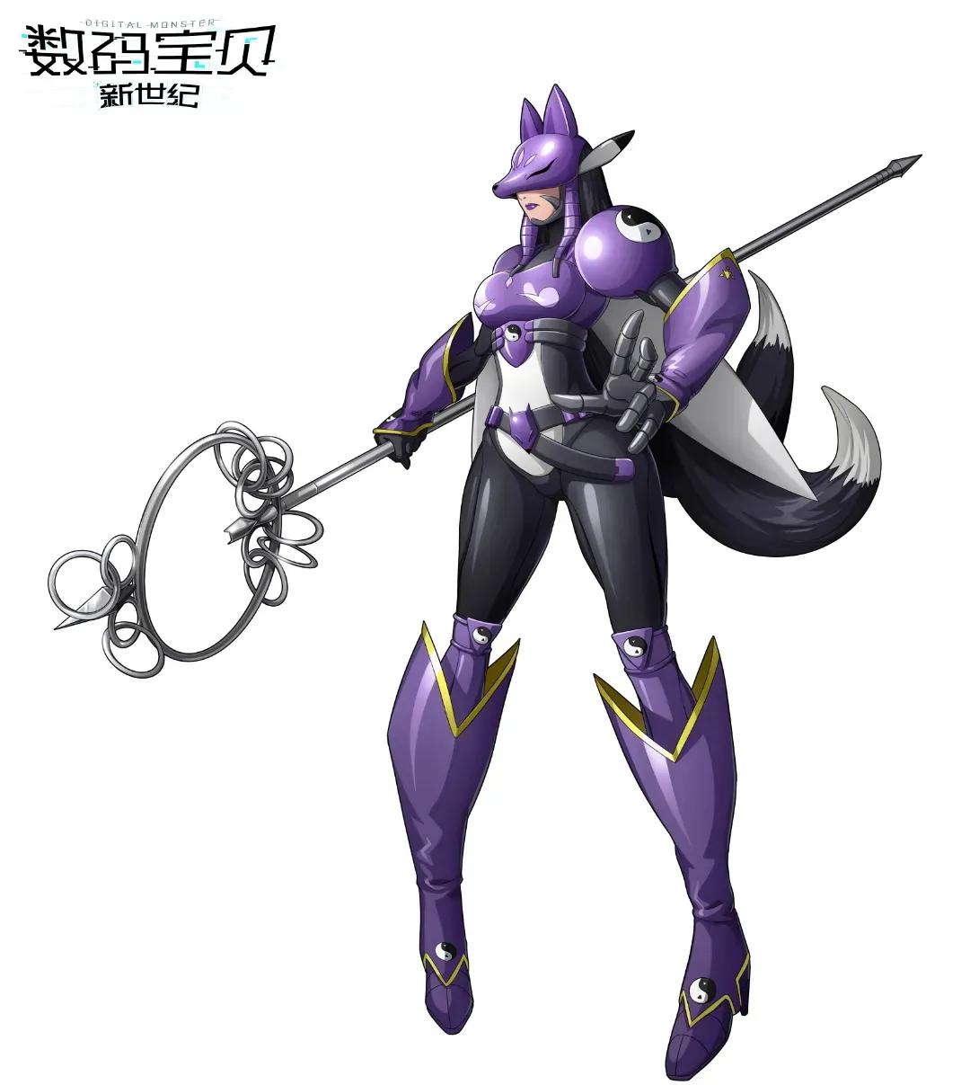 Digimon, the purple fox appeared, and its strength crushed multiple ...
