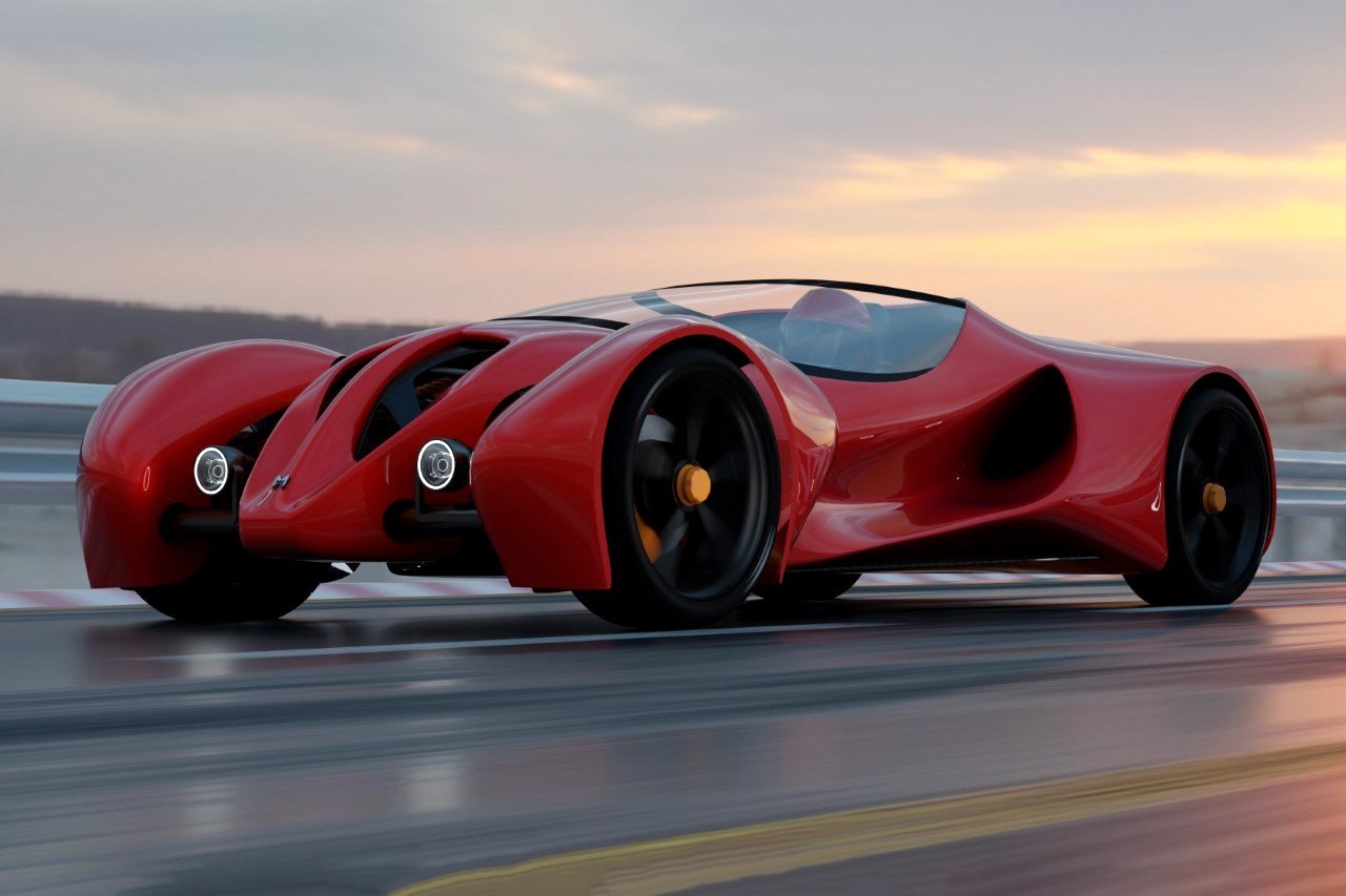 This super cool racing car was designed by a 17-year-old student - iNEWS