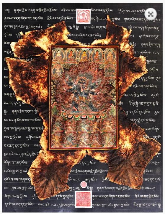 The Art of Cruelty and Evil - Human Pi Thangka - iNEWS