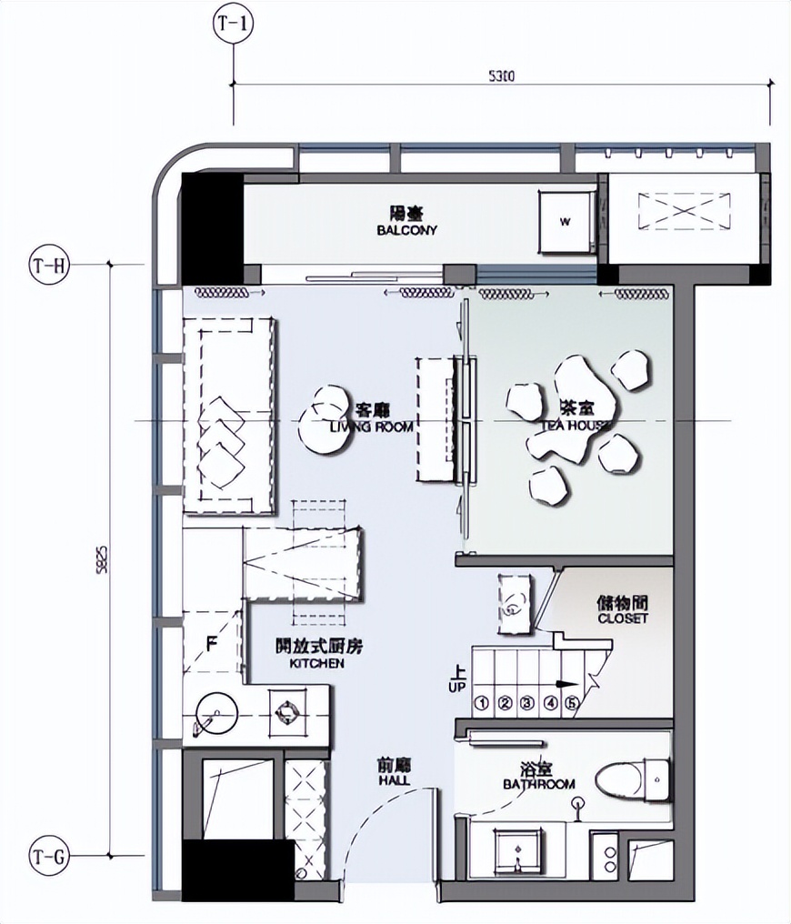 20㎡ modern minimalist style model room, full of high-end sense of the ...