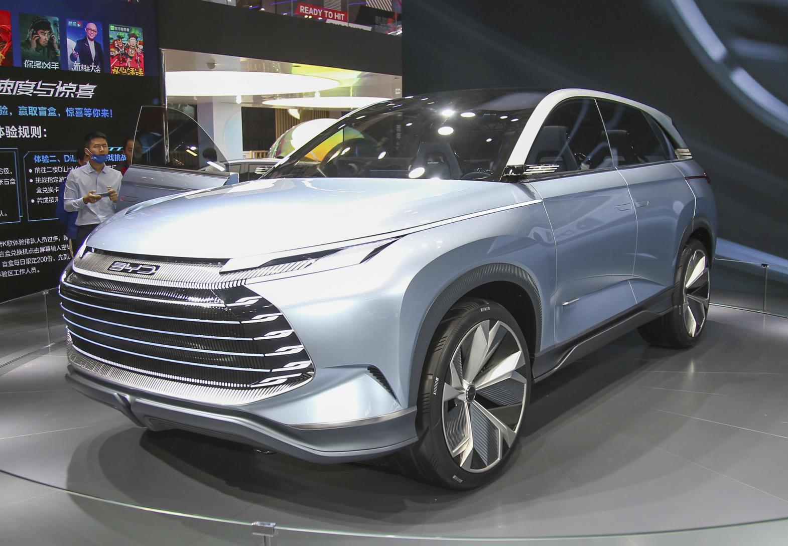 BYD's new mid-size SUV spy photos exposed, or named "cruiser" / DM-i ...