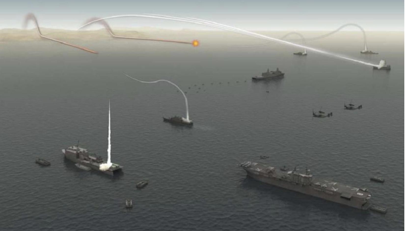 Facing China with 200 Dongfeng 26 and 150 Dongfeng 21D, detonating the ...