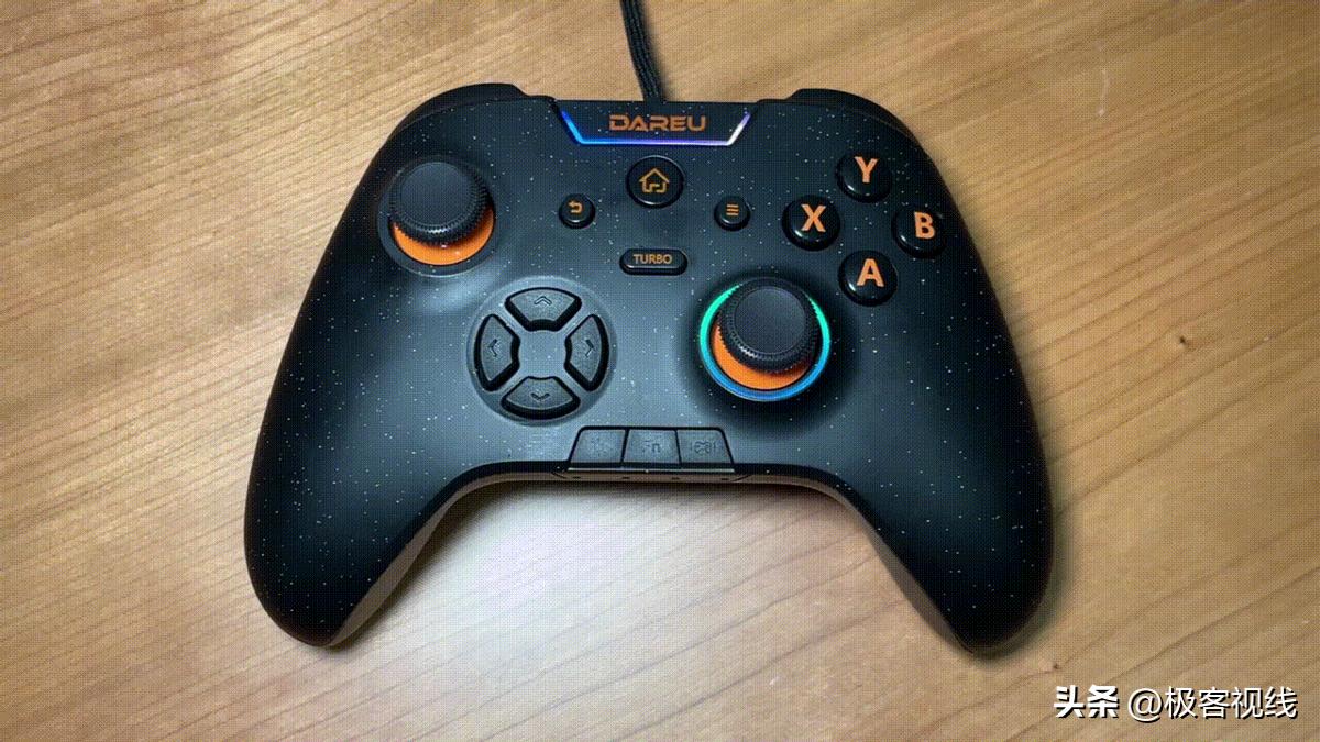 Multi-platform somatosensory wired gamepad with built-in RGB lighting ...