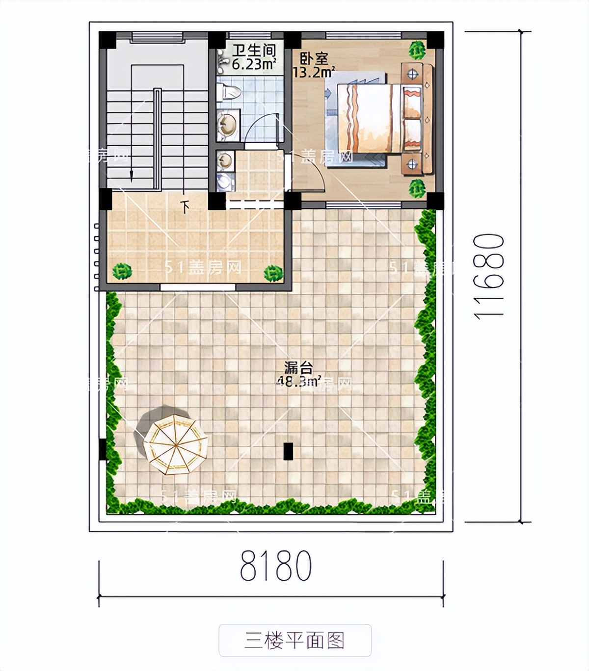 80 square meters of modern minimalist three-storey villa, more than ...