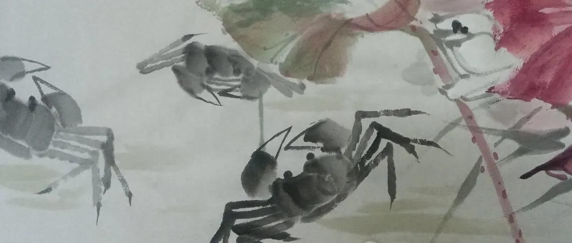 The lotus painter said, interpreting the lotus art work "Luck" - iNEWS