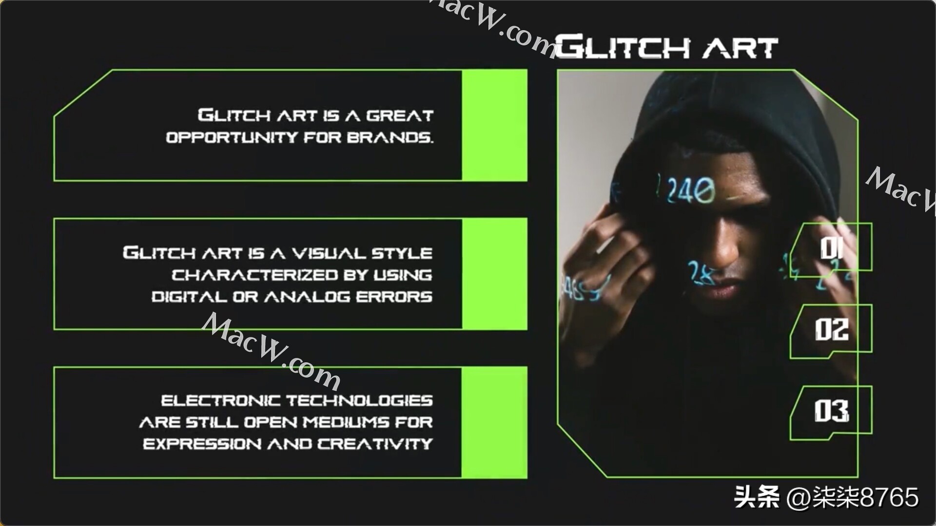 FCPX plug-in-technical border video packaging introduction Glitch ...