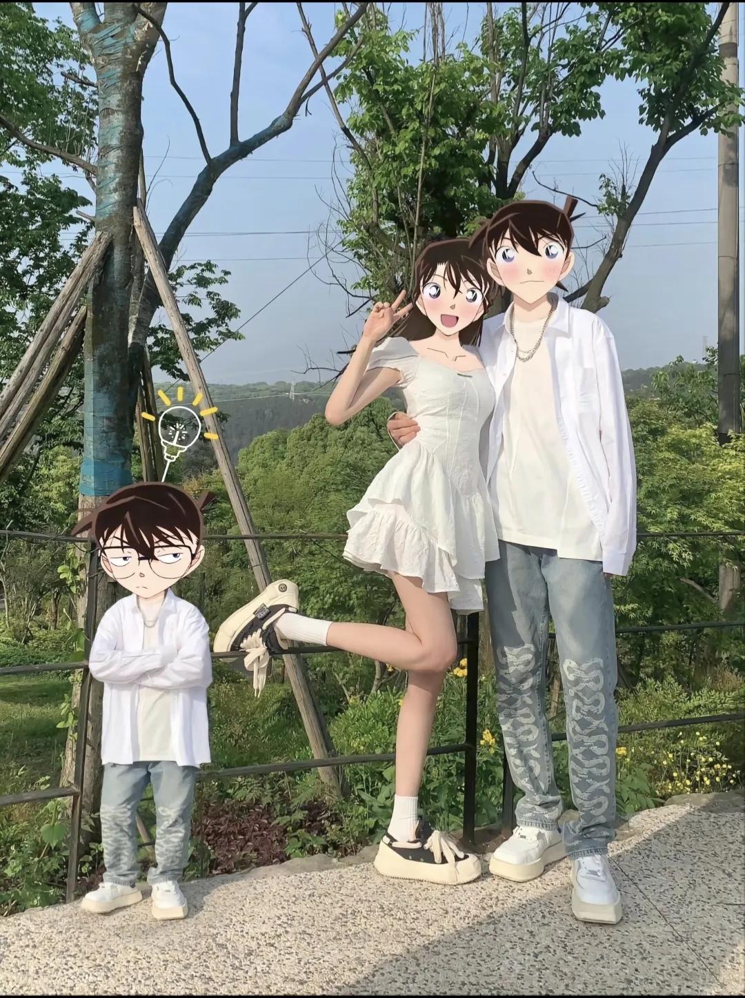 Detective Conan: Kudo Shinichi and Xiaolan are in love? Conan turned ...