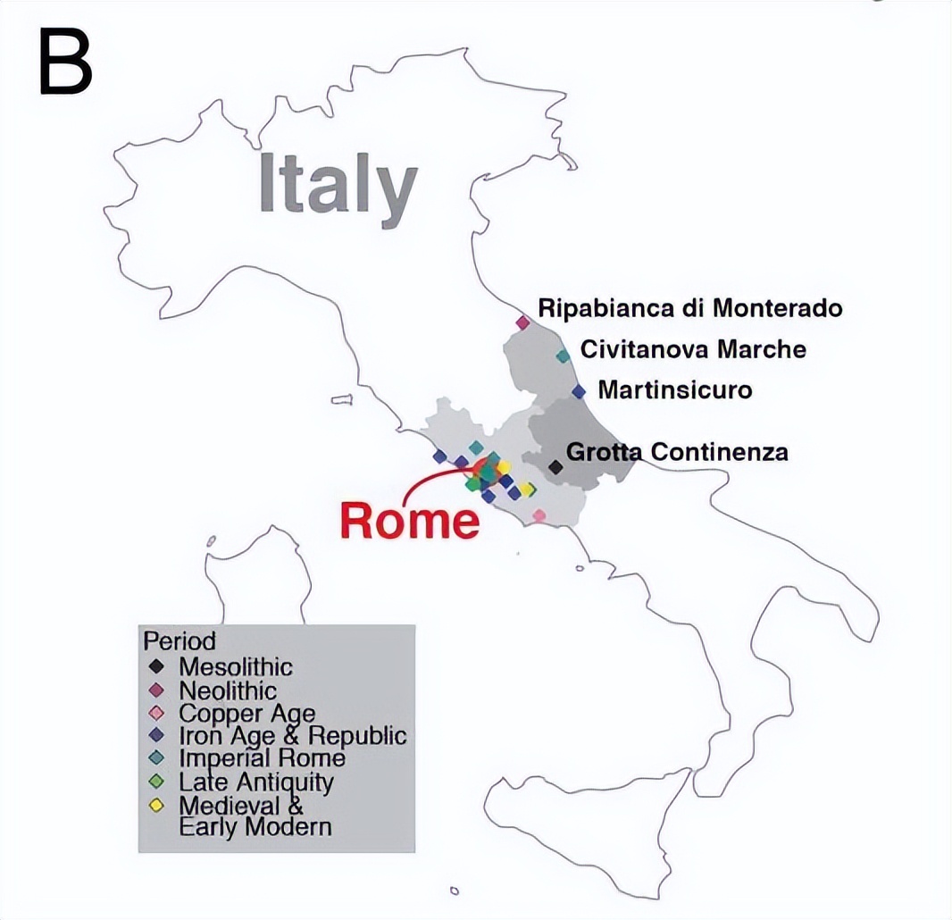 Massive DNA data of the ancient Roman Empire: Mediterranean and ...