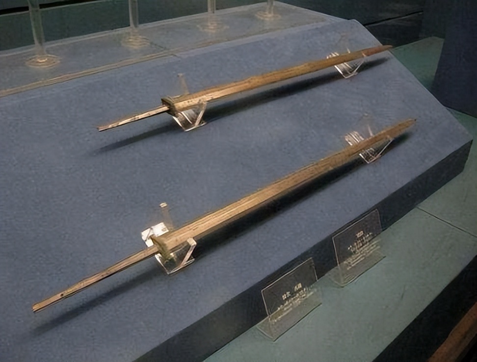 What is the origin of the more than 20 bronze swords unearthed in the ...